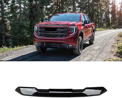 Front Upper Grille Covers Fit For 2022 2023 2024 GMC Sierra 1500 ABS ...