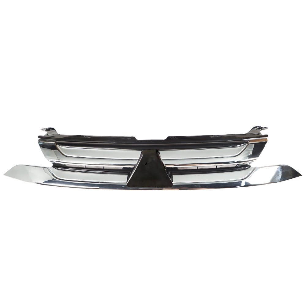 Front Upper Grille Silver Chrome Replacement for 2016 2017 2018 ...