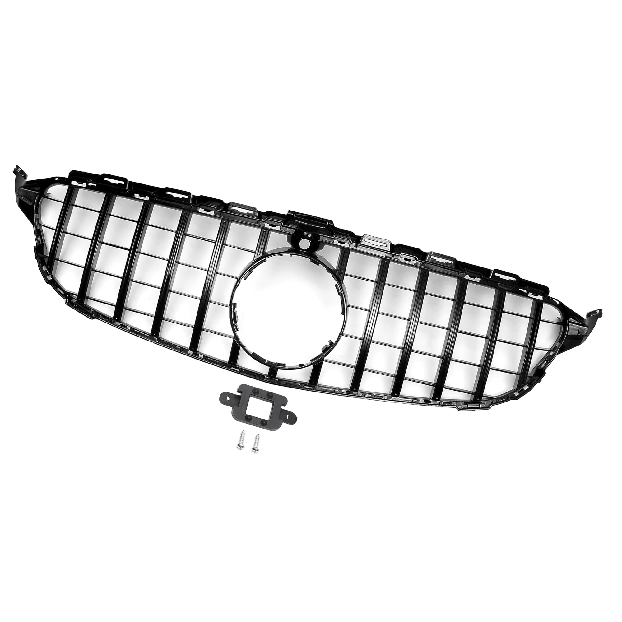 Front Upper Hood Bumper Grille Grill for Mercedes-Benz C250 15-18 Front ...
