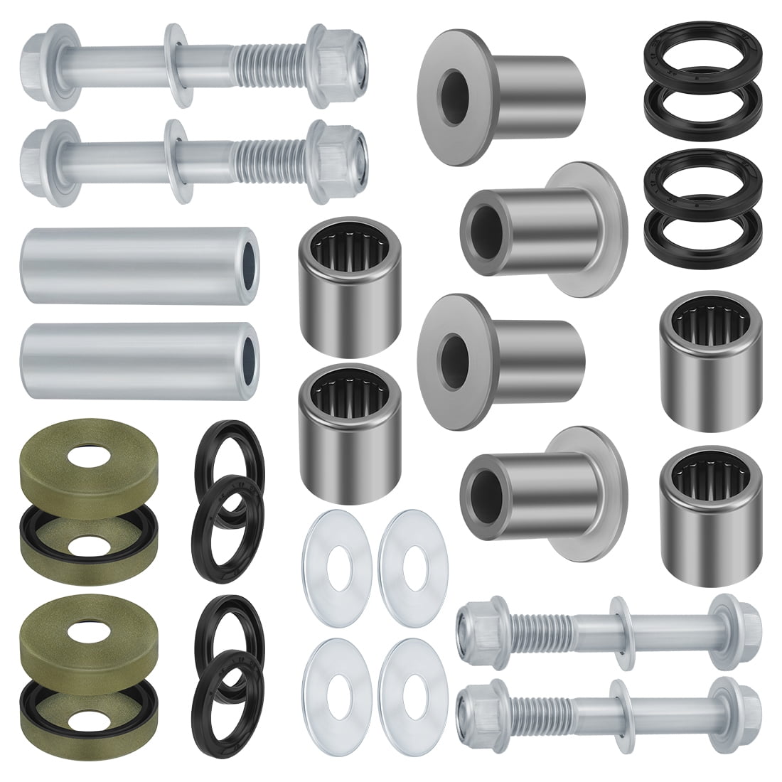 Front Upper Lower A Arm Bushing Bearing Seal Kits for Suzuki Quadsport ...