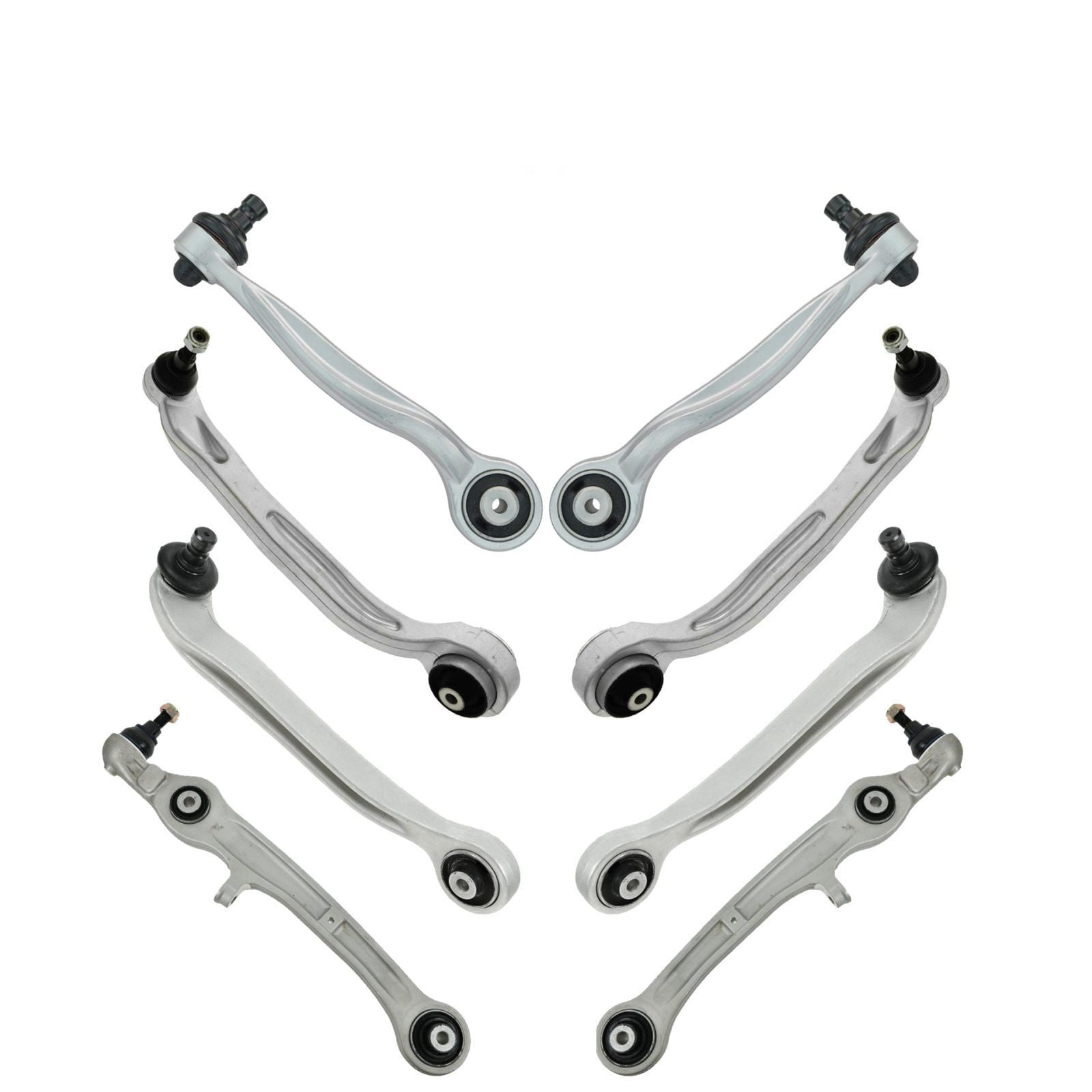 Front Upper Lower Control Arm Ball Joint Forward Rearward Kit Set 8pc ...