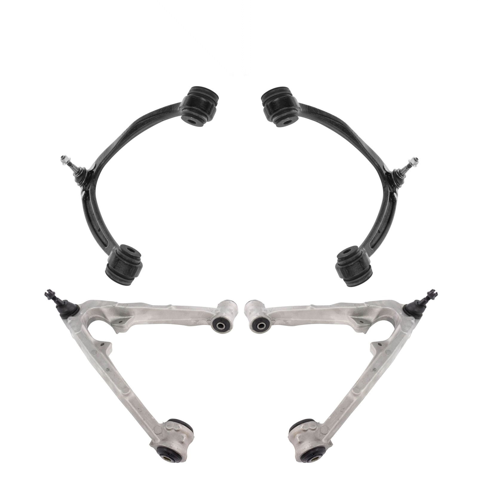 Front Upper Lower Control Arm Ball Joint Suspension LH RH Kit Set 4pc ...