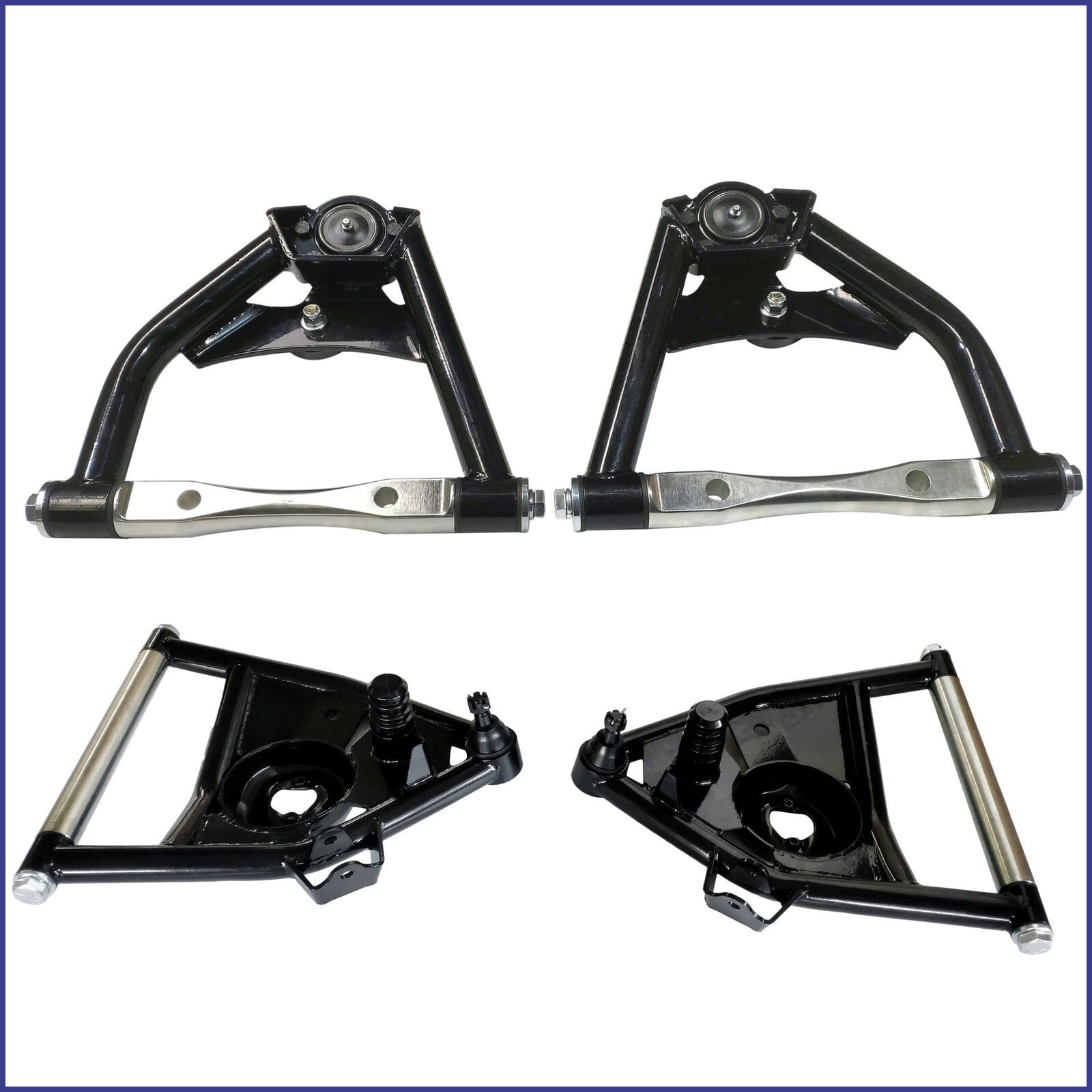 Front Upper Lower Control Arms With 73-87 Ball Joints For 63-72 Chevy ...