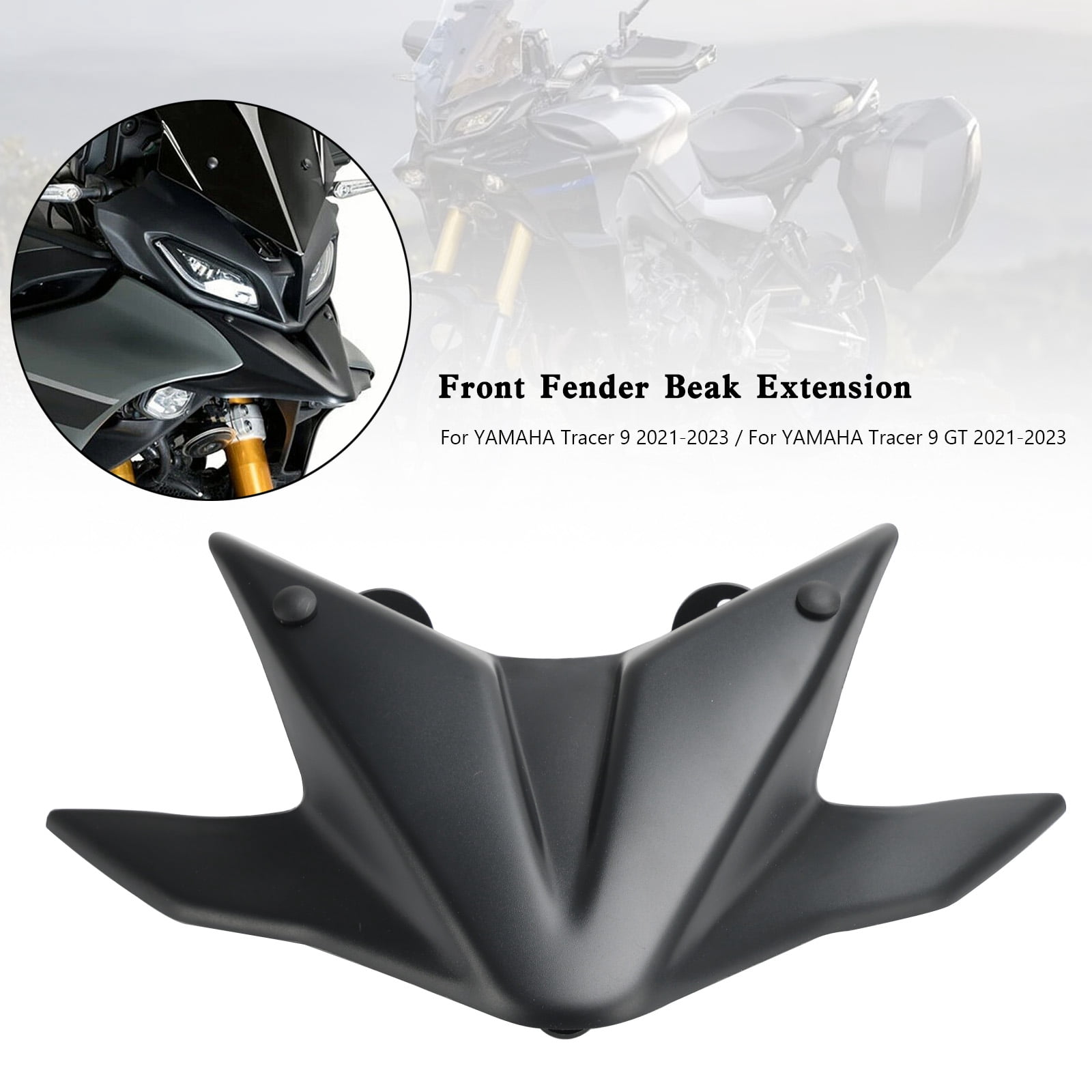 Front Wheel Beak Nose Cone Extension For YAMAHA Tracer 9 / GT 2021-2023 ...