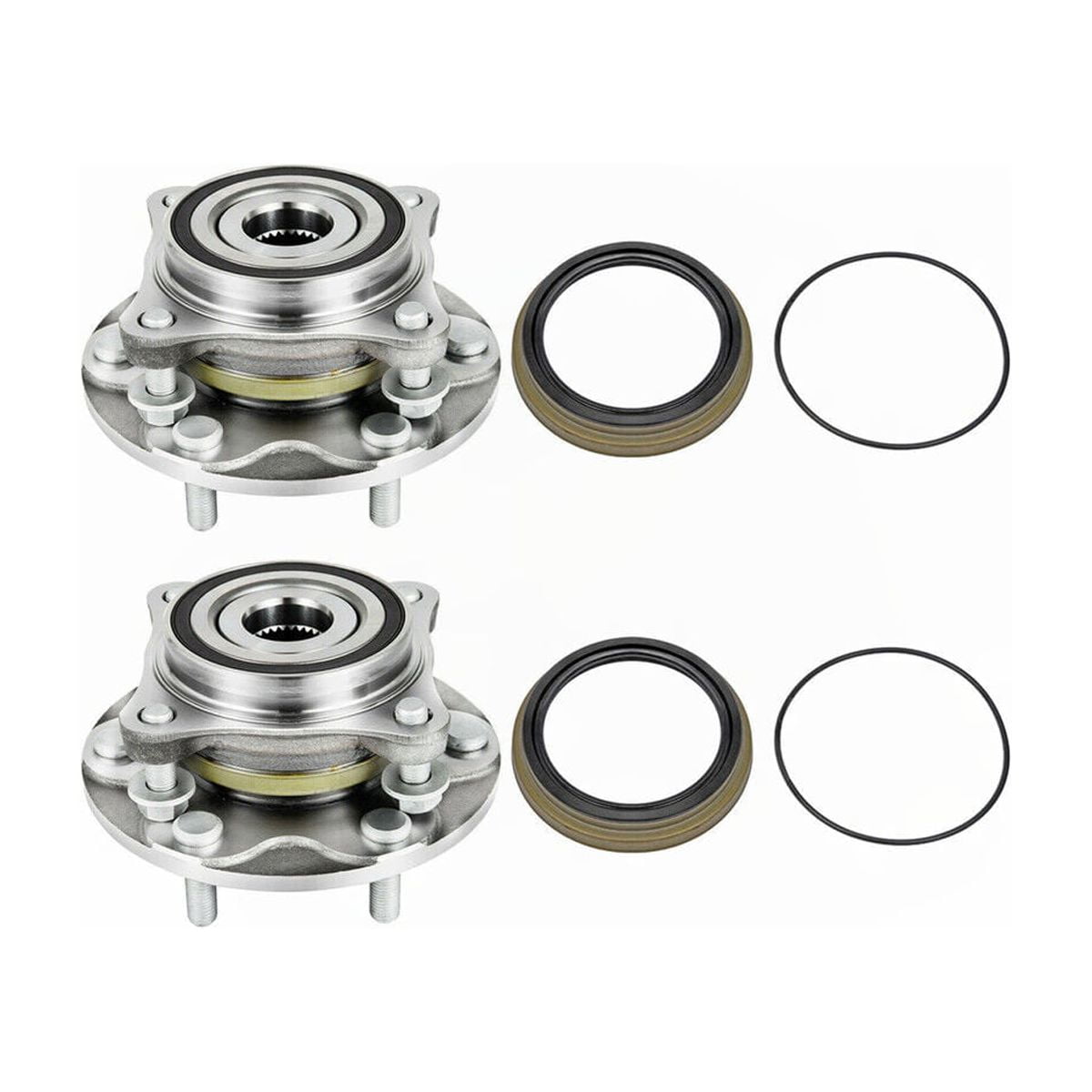 Front Wheel Bearing Hub Assembly Pair 2 for Toyota Tacoma 4Runner FJ ...