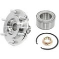 Front Wheel Bearing Hub Repair Kit with Retaining Ring and Axle Nut ...