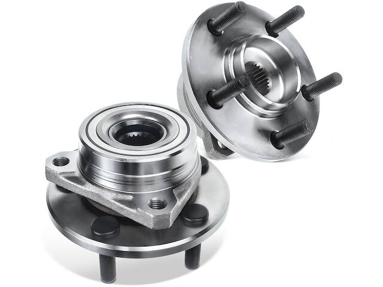 Front Wheel Hub Assembly Set 2 - Compatible with 1996 - 2007 Ford ...