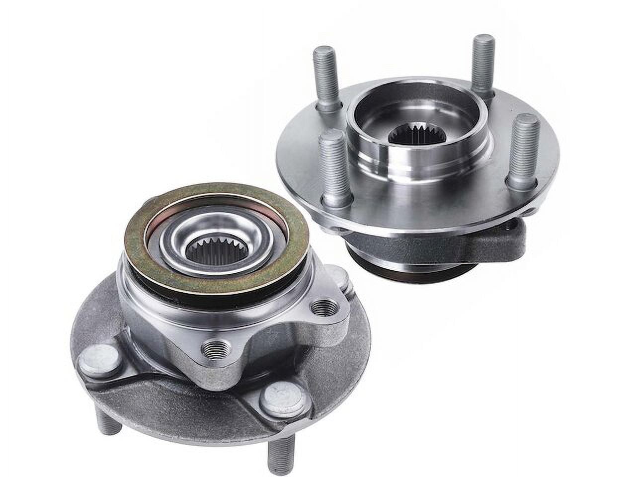 Front Wheel Hub Assembly Set 2 - Compatible with 2007 - 2011 Nissan ...