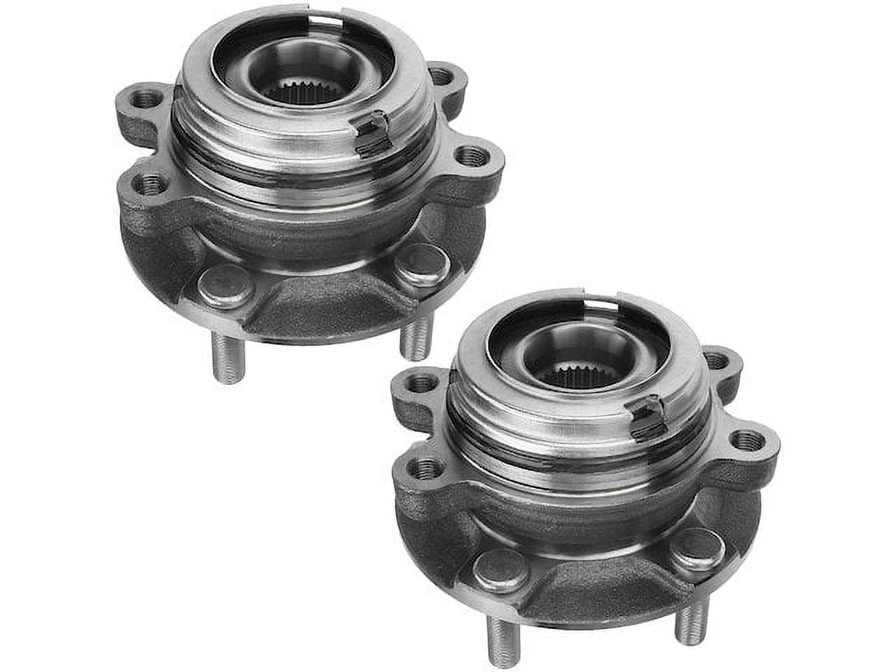 Front Wheel Hub Assembly Set 2 - Compatible with 2013 - 2019 Nissan ...