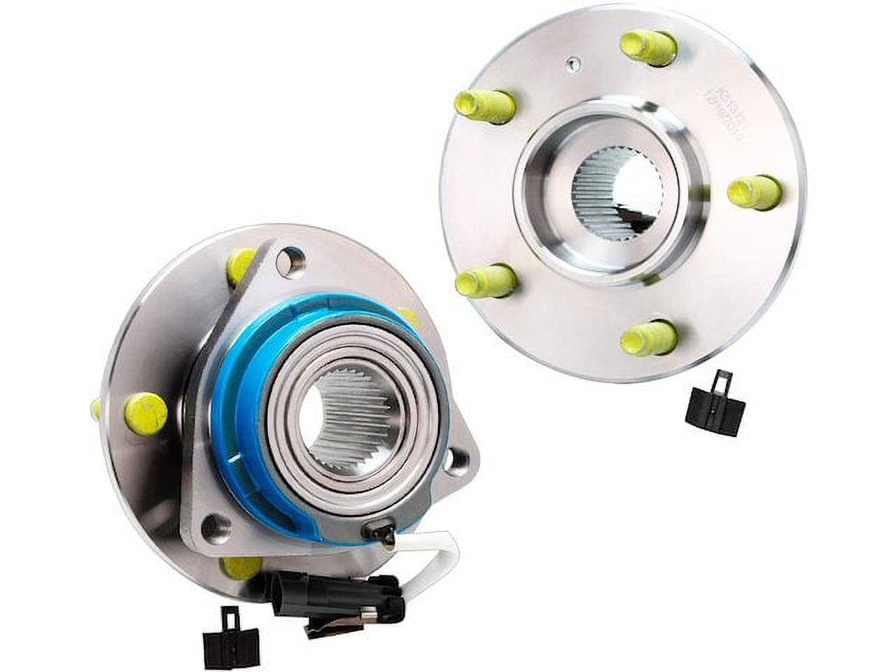 Front Wheel Hub Assembly Set - Compatible with 1997 - 1999, 2001 - 2003 ...
