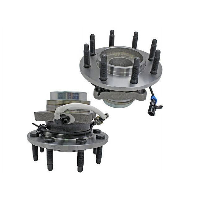 Front Wheel Hub Assembly Set - Compatible with 2003 - 2017 Chevy ...