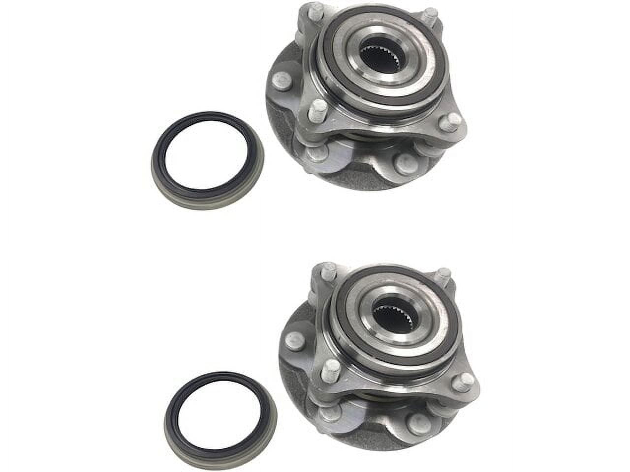 Front Wheel Hub Assembly Set - Compatible with 2005 - 2018 Toyota ...