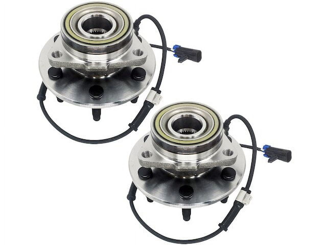 Front Wheel Hub Assembly Set - Compatible with 2007 Chevy Silverado ...