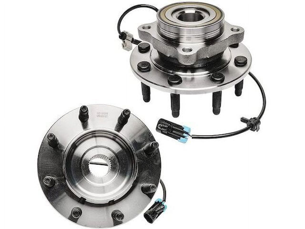 Front Wheel Hub Assembly Set - Compatible with 2007 Chevy Silverado ...