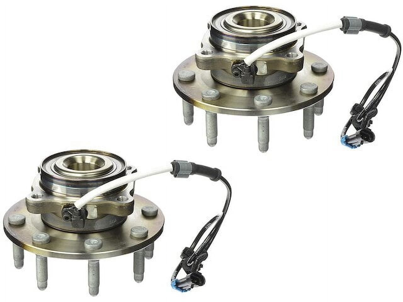 Front Wheel Hub Assembly Set - Compatible with 2007 Chevy Silverado ...