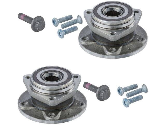 Front Wheel Hub Assembly Set - Compatible with 2019 - 2023 Volkswagen ...