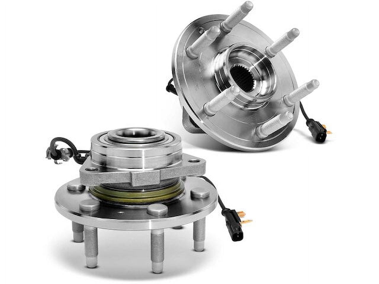 Front Wheel Hub Assembly Set - Compatible with 2019 Chevrolet Silverado ...