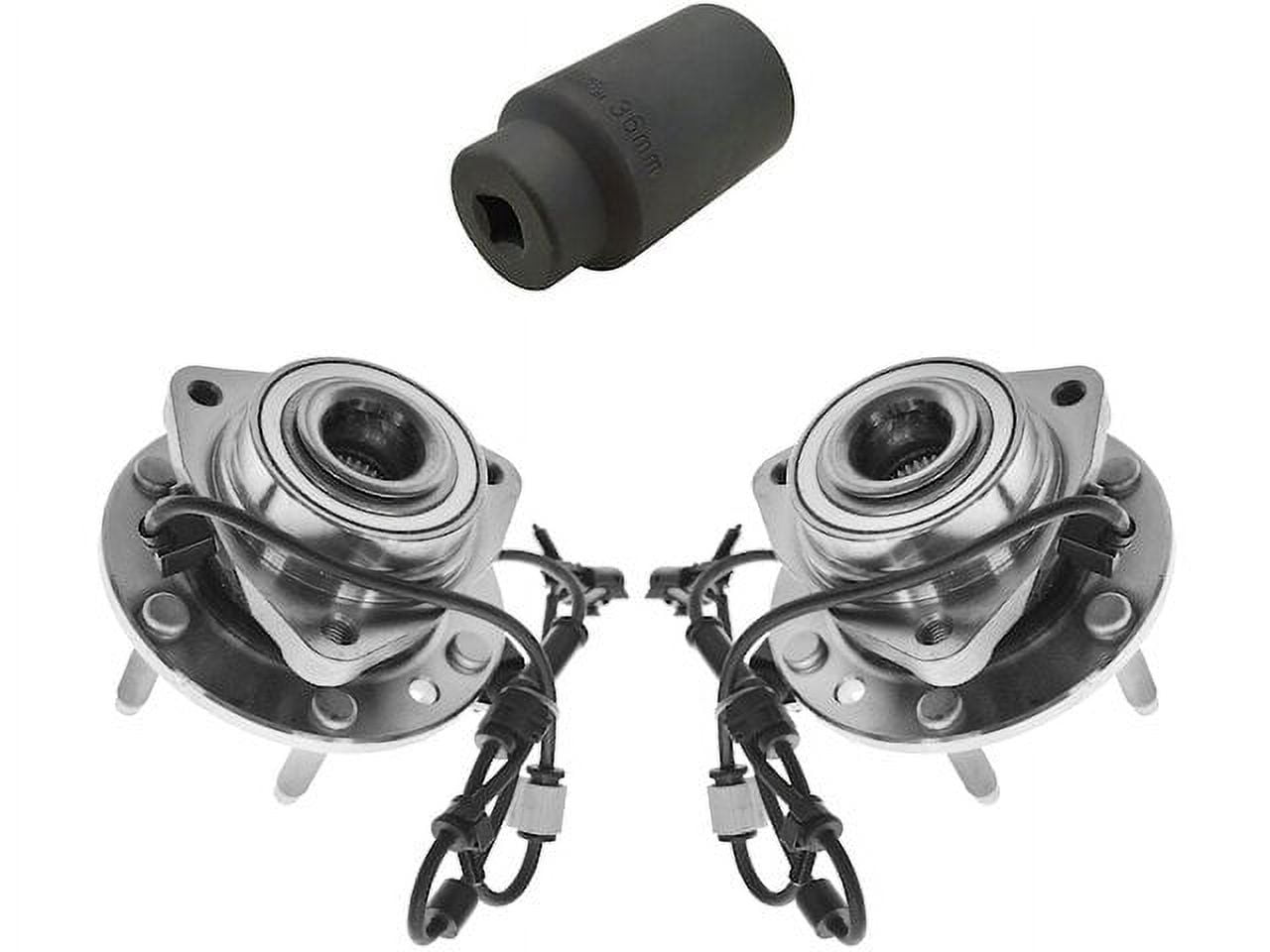 Front Wheel Hub Assembly and Socket Kit - Compatible with 2002 - 2006 ...