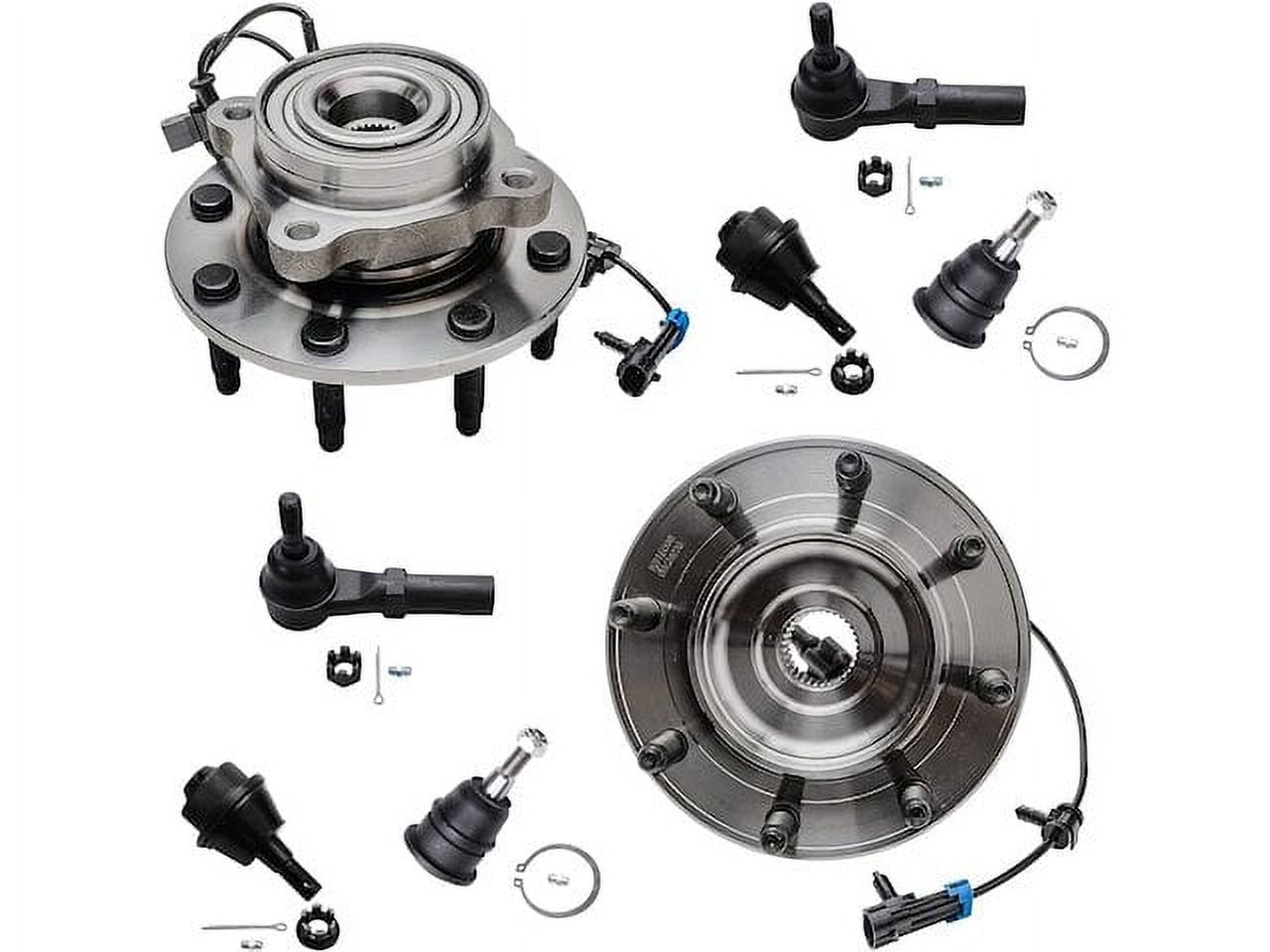 Front Wheel Hub Ball Joint Tie Rod End Kit - Compatible with 2008 ...