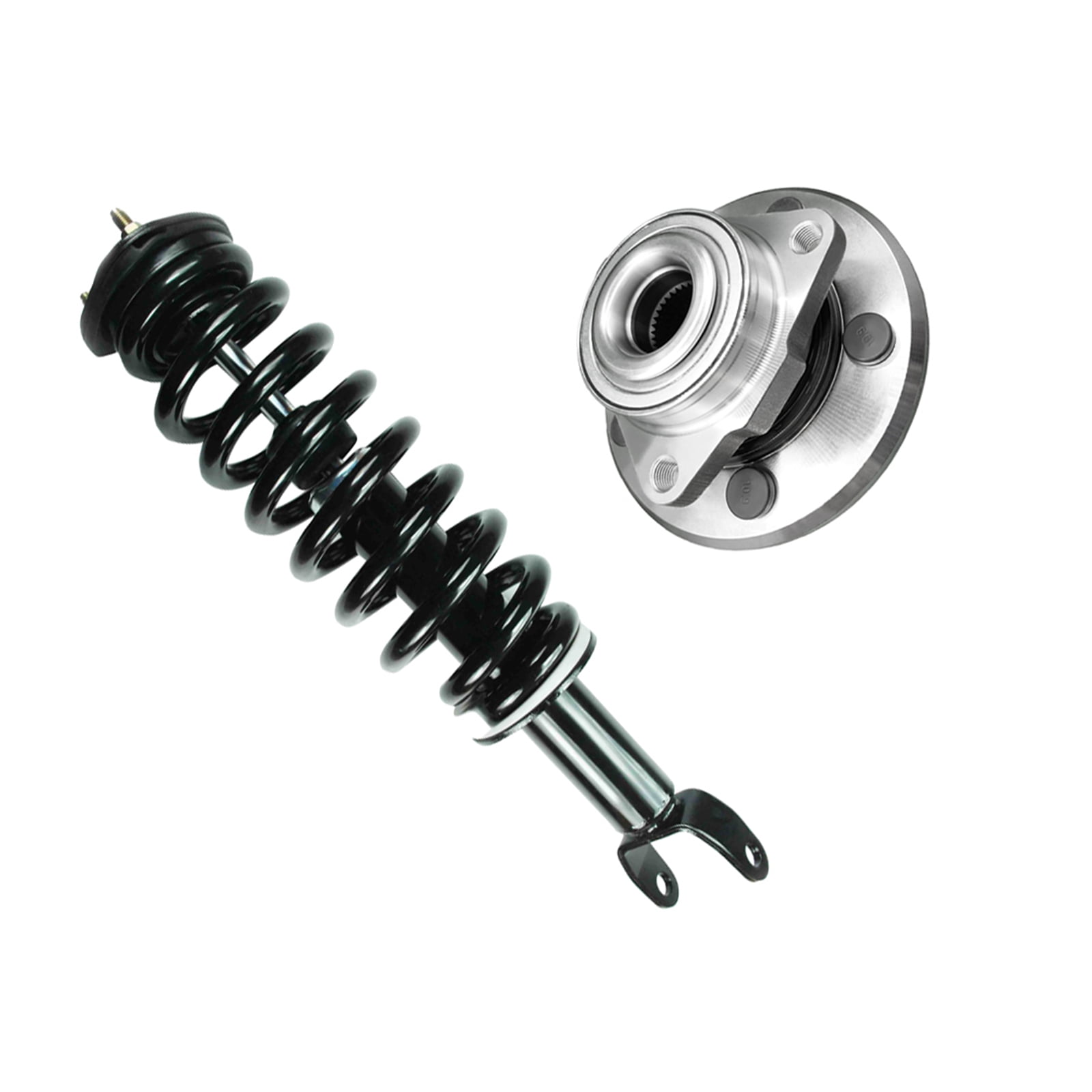 Front Wheel Hub Bearing Assembly-Quick Complete Strut-Coil Spring ...