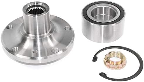 Front Wheel Hub Bearing Repair Kit - with Retaining Ring and Axle Nut ...