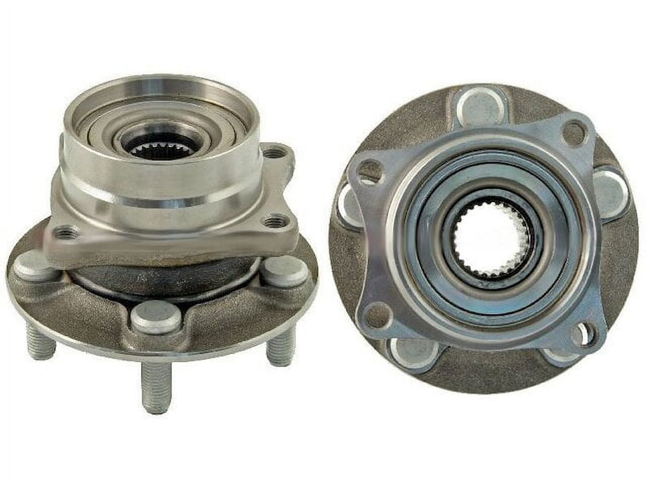 Front Wheel Hub and Bearing Kit 2 Piece - Compatible with 2004 - 2009 ...