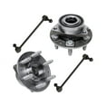 Front Wheel Hub and Sway Bar Link Kit - Compatible with 2020 - 2021 ...