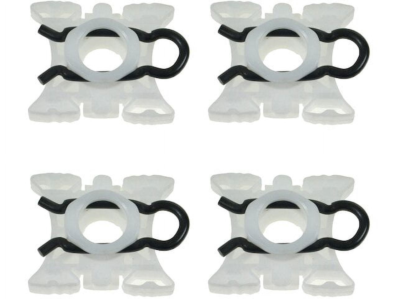 Front Window Regulator Sliding Pivot Set 4 Piece Set - Compatible with ...