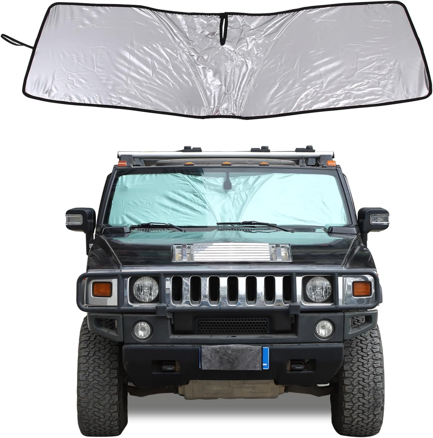 Front Window Sun Shade for Hummer H2 2003-2009, Front Windshield ...