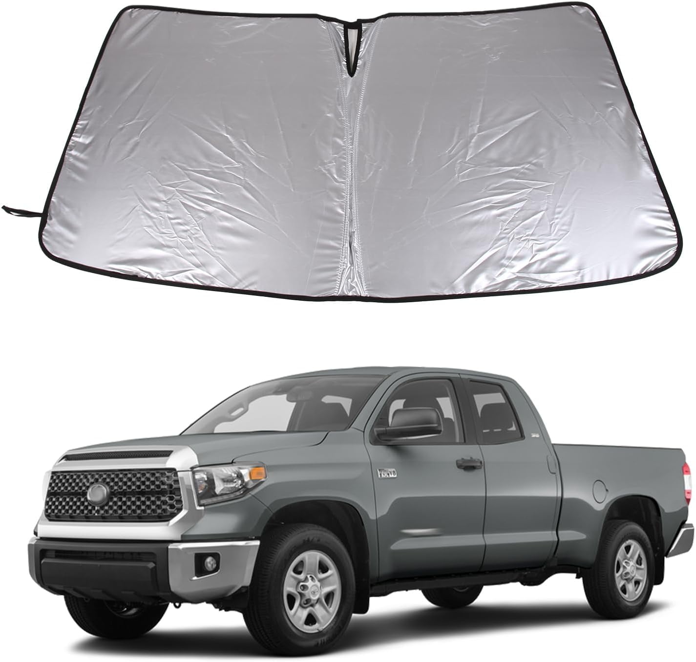 Front Window Sun Shade for Toyo-ta Tundra 2007-2021, Front Windshield ...