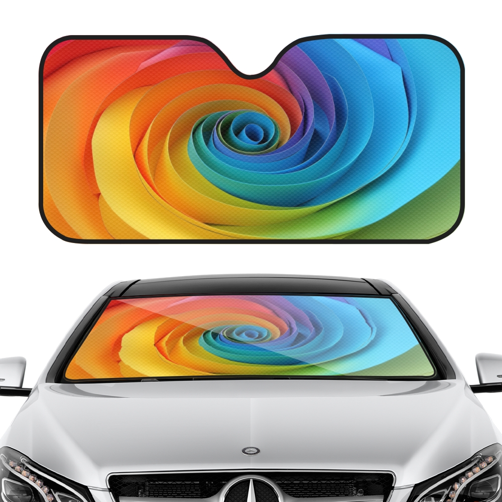 Front Windshield Sun Shade for Car & SUV, 51x28 Inch, UV Blocker ...