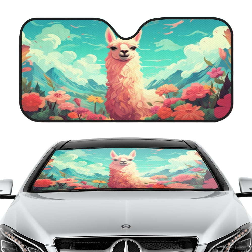 Front Windshield Sun Shade for Car & SUV, 51x28 Inch, UV Blocker ...