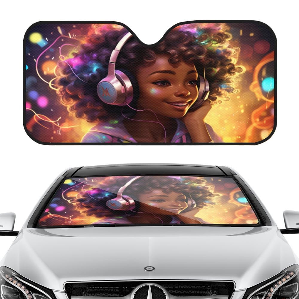 Front Windshield Sun Shade for Car & SUV, 51x28 Inch, UV Blocker ...