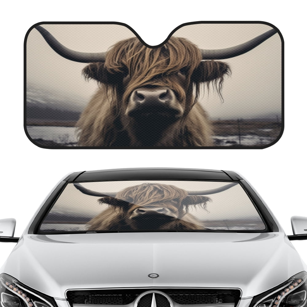 Front Windshield Sun Shade for Car & SUV, 51x28 Inch, UV Blocker ...