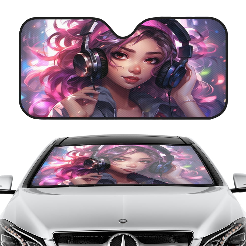 Front Windshield Sun Shade for Car & SUV, 51x28 Inch, UV Blocker ...