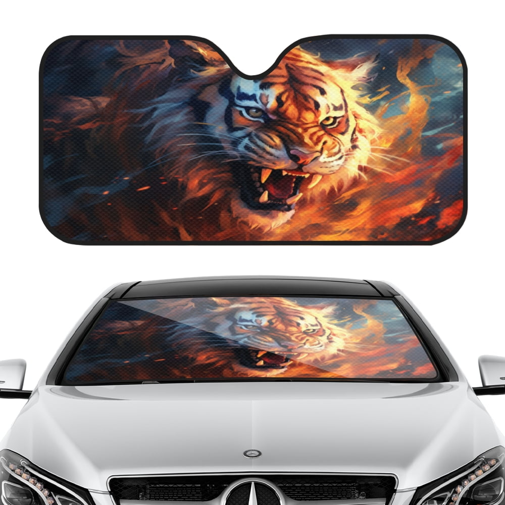 Front Windshield Sun Shade for Car & SUV, 51x28 Inch, UV Blocker ...
