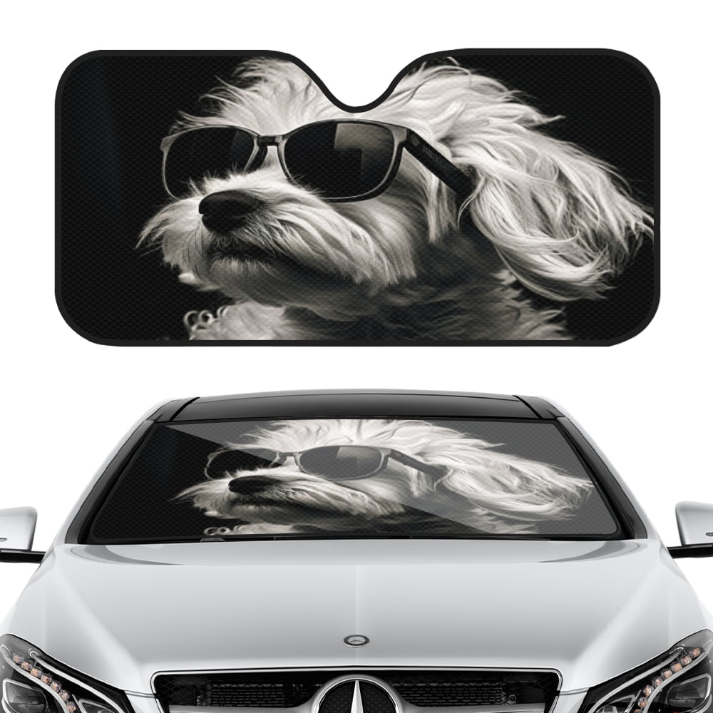 Front Windshield Sun Shade for Car & SUV, 51x28 Inch, UV Blocker ...