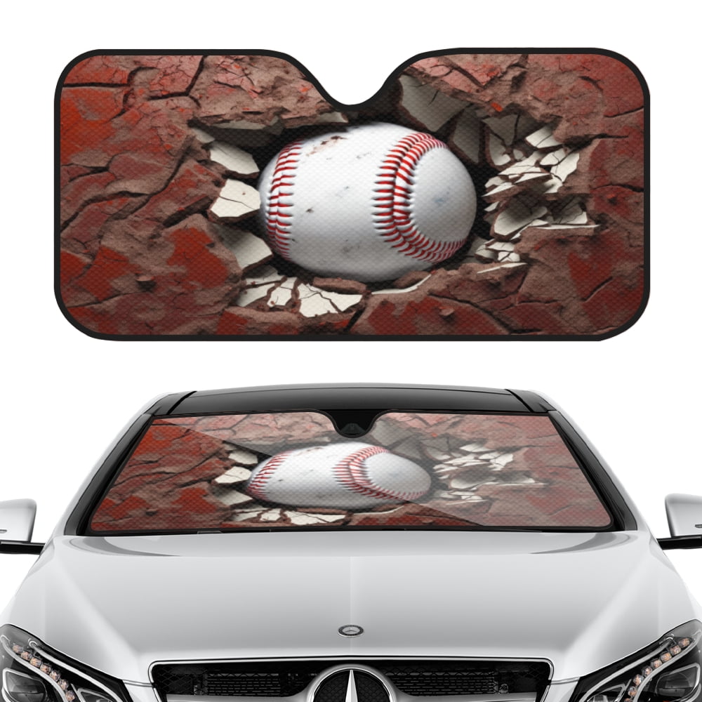 Front Windshield Sun Shade for Car & SUV, 51x28in UV Blocker, Foldable ...