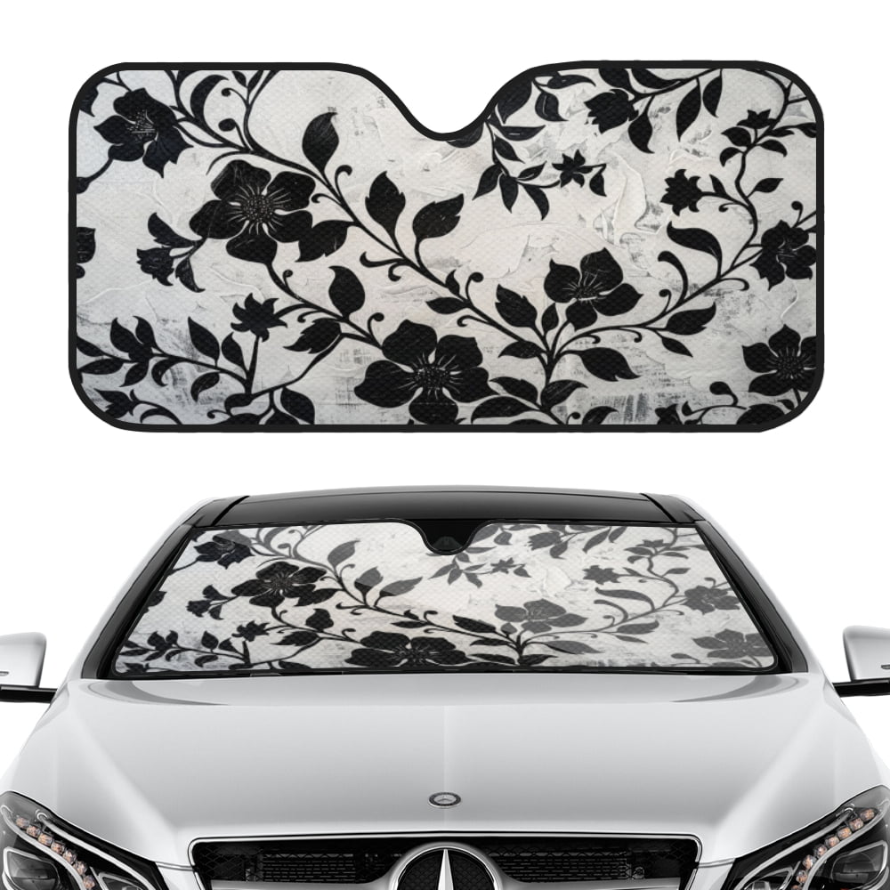 Front Windshield Sun Shade for Car & SUV, 51x28in UV Blocker, Foldable ...