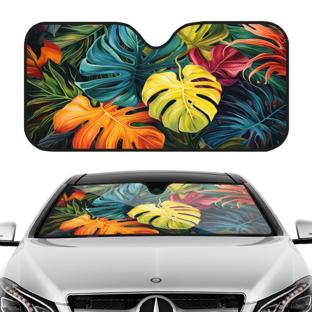 Front Windshield Sun Shade for Car & SUV, 51x28in UV Blocker, Foldable ...
