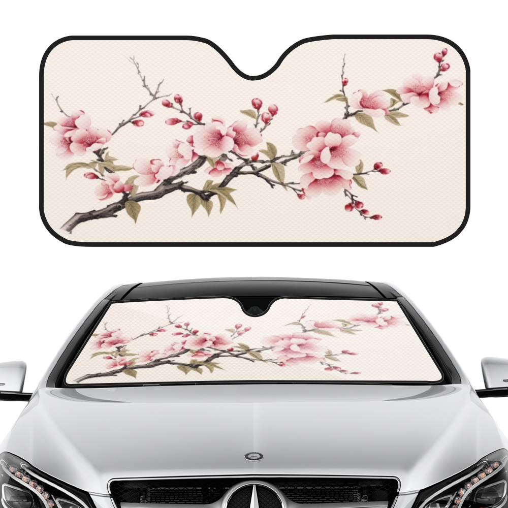 Front Windshield Sun Shade for Car & SUV, 51x28in UV Blocker, Foldable ...
