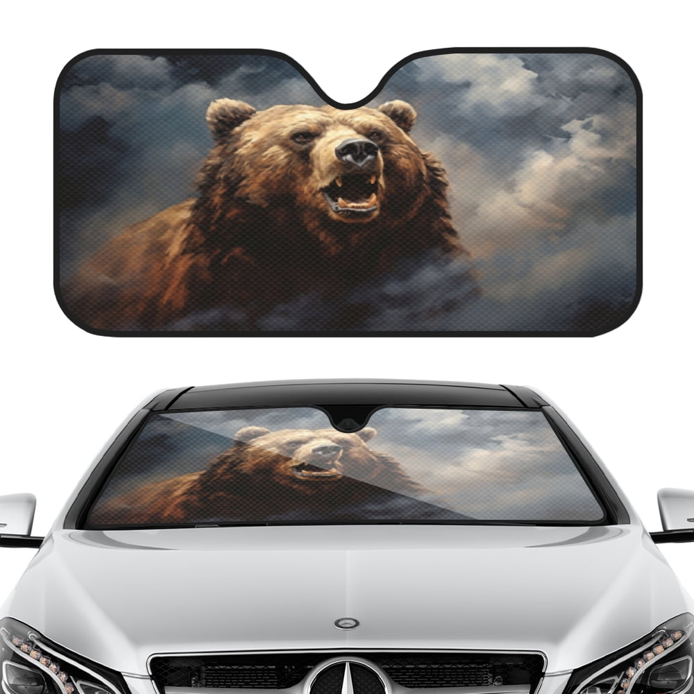 Front Windshield Sun Shade for Car & SUV, 51x28in UV Blocker, Foldable ...