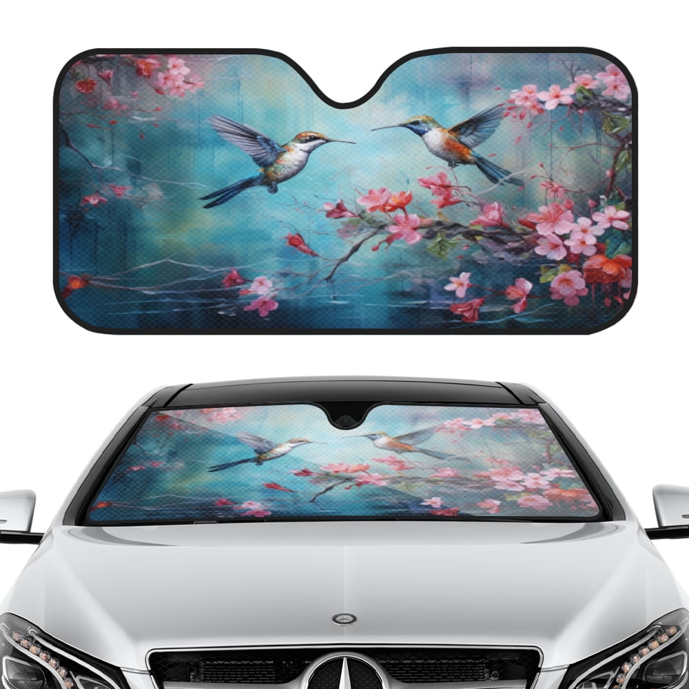 Front Windshield Sun Shade for Car & SUV, 51x28in UV Blocker, Foldable ...