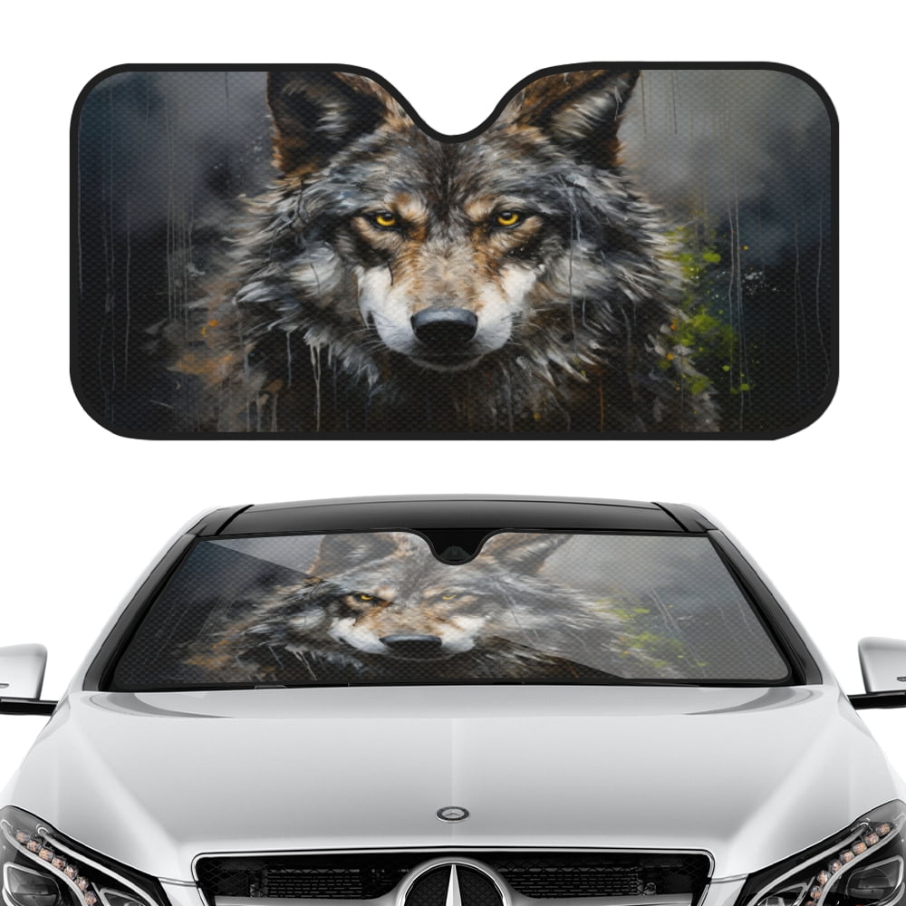 Front Windshield Sun Shade for Car & SUV, 51x28in UV Blocker, Foldable ...