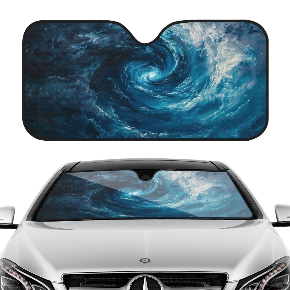 Front Windshield Sun Shade for Car & SUV, 51x28in UV Blocker, Foldable ...