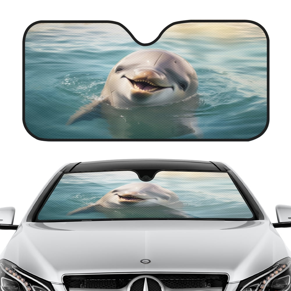 Front Windshield Sun Shade for Car & SUV, 51x28in UV Blocker, Foldable ...