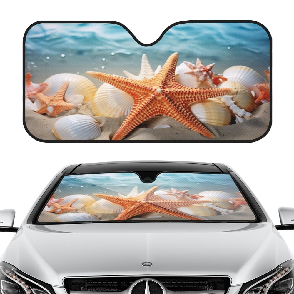 Front Windshield Sun Shade for Car & SUV, 51x28in UV Blocker, Foldable ...