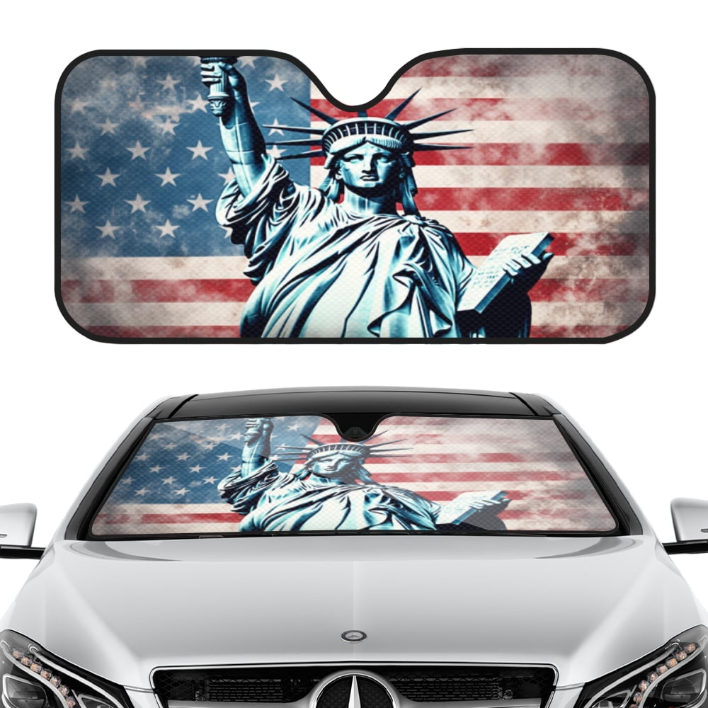 Front Windshield Sun Shade for Car & SUV, 51x28in UV Blocker, Foldable ...