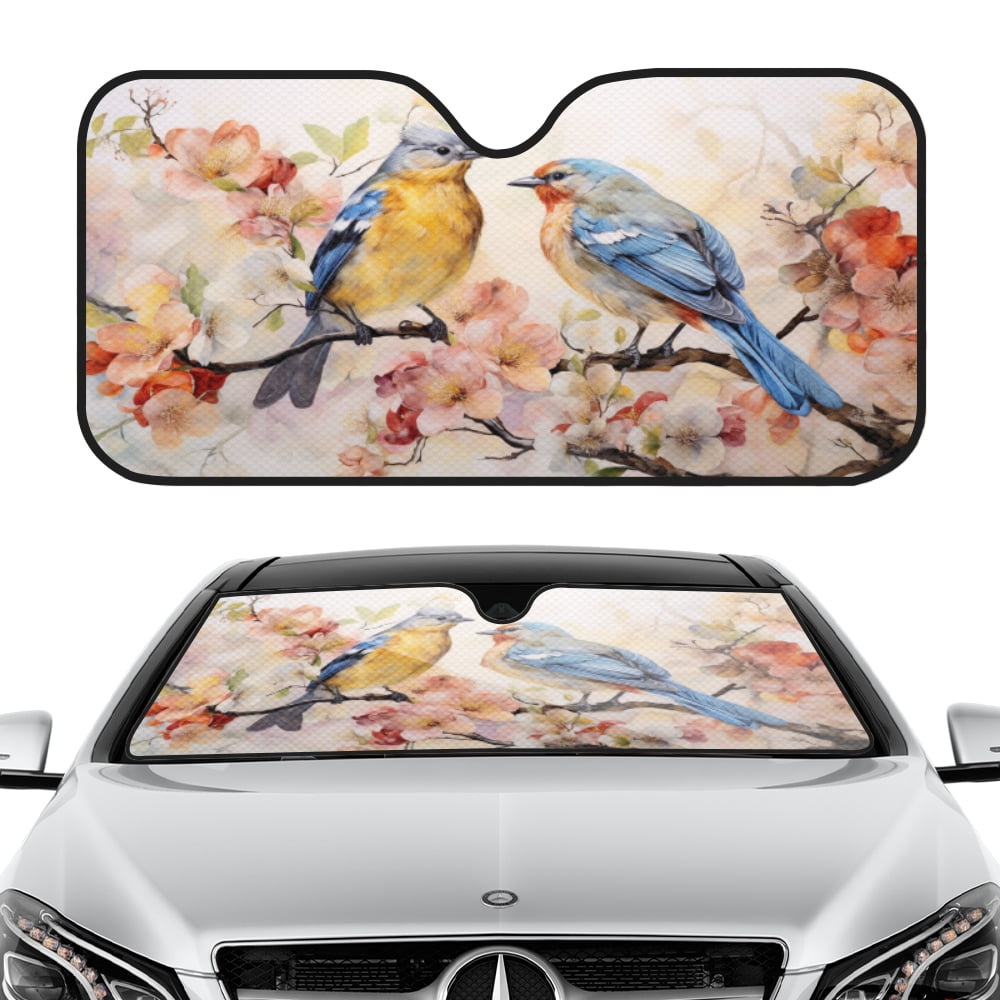 Front Windshield Sun Shade for Car & SUV, 51x28in UV Blocker, Foldable ...