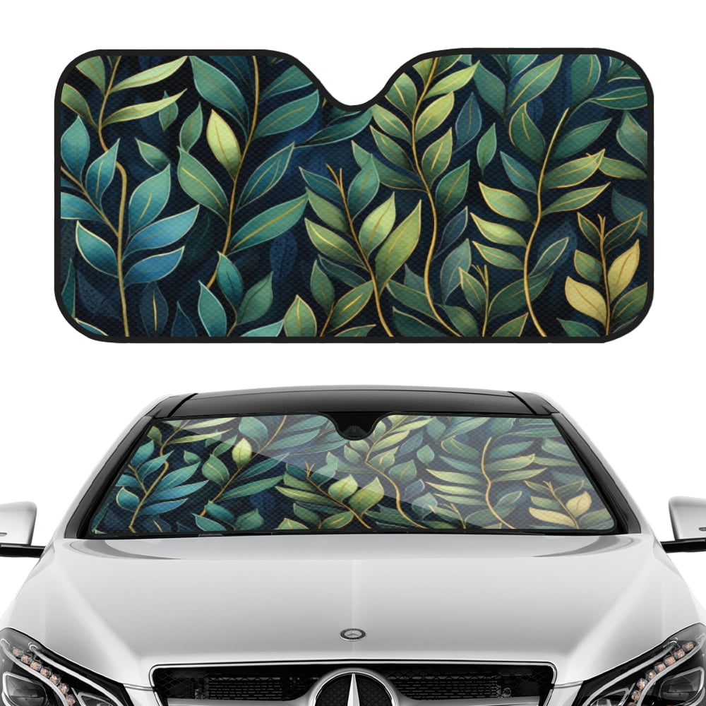 Front Windshield Sun Shade for Car & SUV, 51x28in UV Blocker, Foldable ...